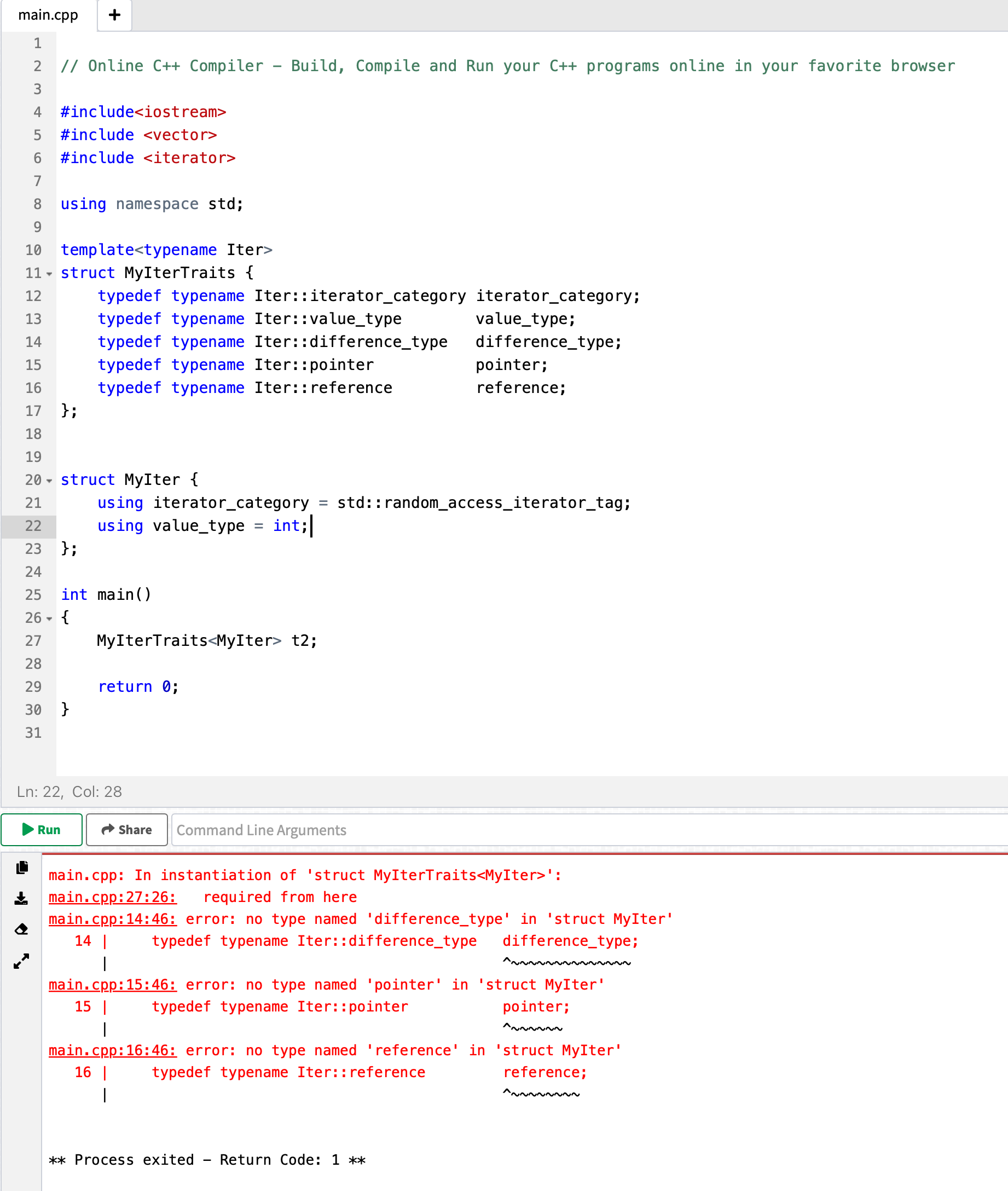 【STL源码剖析】iterator & traits